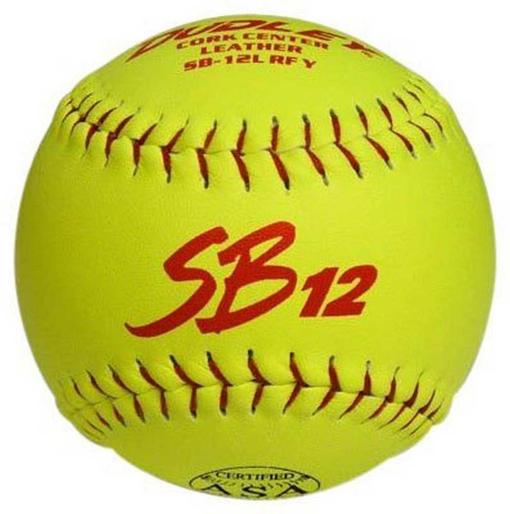 Dudley ASA SB 12L 12" Slow Pitch Softball - Dozen