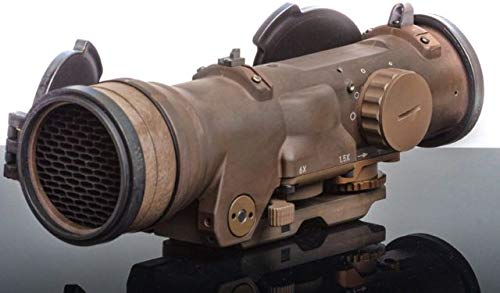 Elcan SpecterDR Rifle Scope w/Integral A.R.M.S. Picatinny Mount, 1.5-6x5.56mm, CX5455 DFOV156-T1