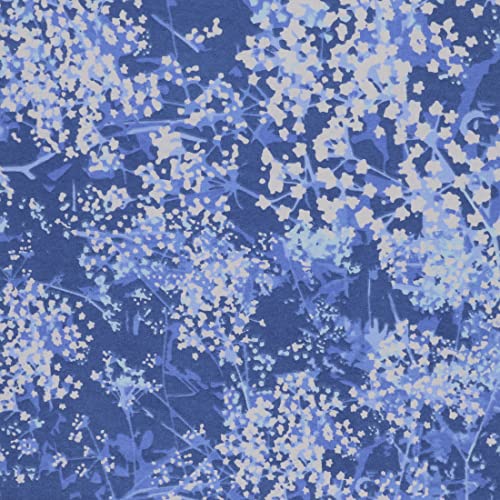 Mook Fabrics Flannel 1235, Blue