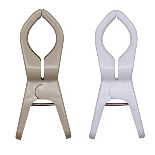 Zingpaw 8-pcs Beach Towel Clips for Drying Socks,Hanging Clips,Heavy Duty Clothes Pin