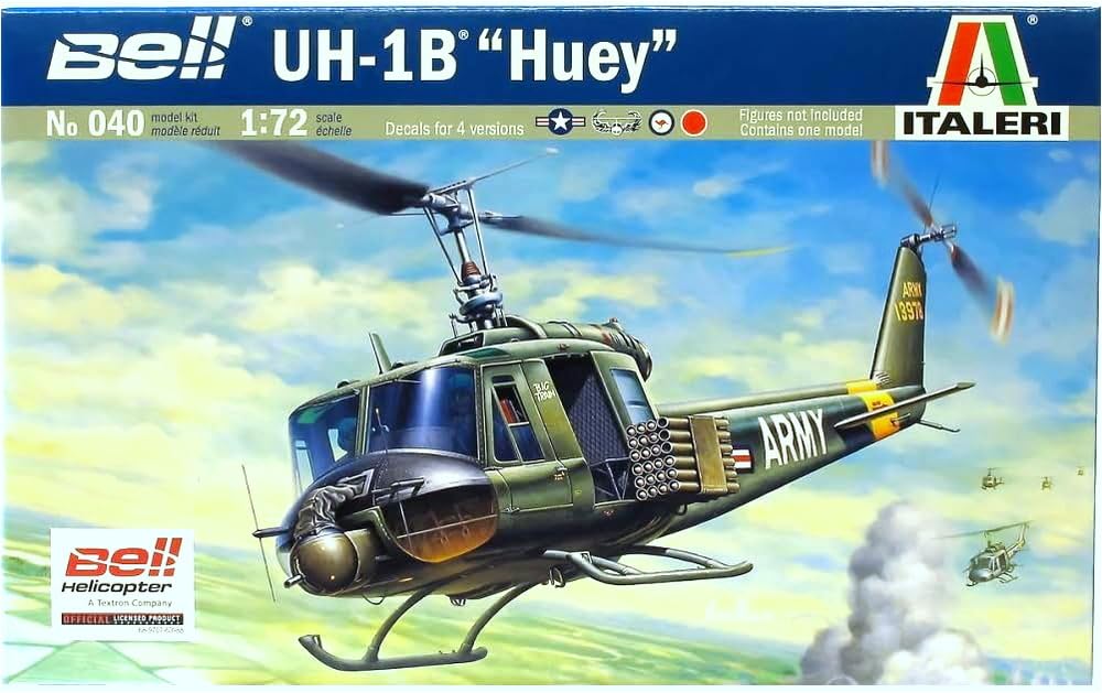 Italeri Models Bell UH-1B Huey Kit