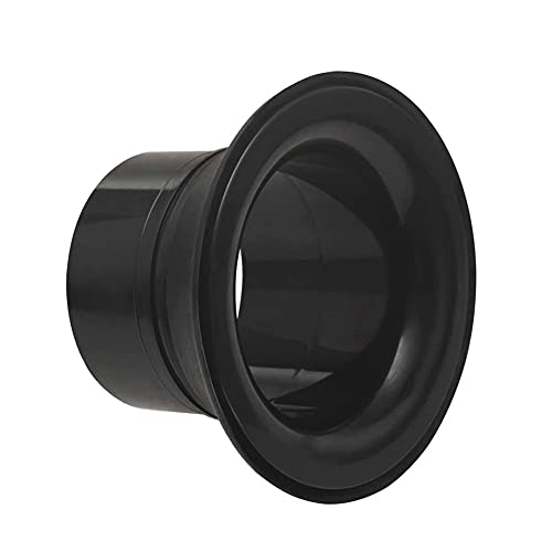 Geroosaty Drum Enhancer ABS Rubber Drum Kick Enhancer with Black Port Hole Protector,Mic Hole Drum Head,Black