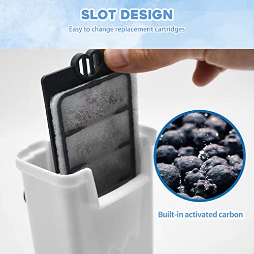 Moonorange Auqarium Filter Cartridges, Filter Replacement Plates, Turtle Tank Filter Sponges, Suit for 3.5W 280L/H Low-Water Filter. (Pack-5)