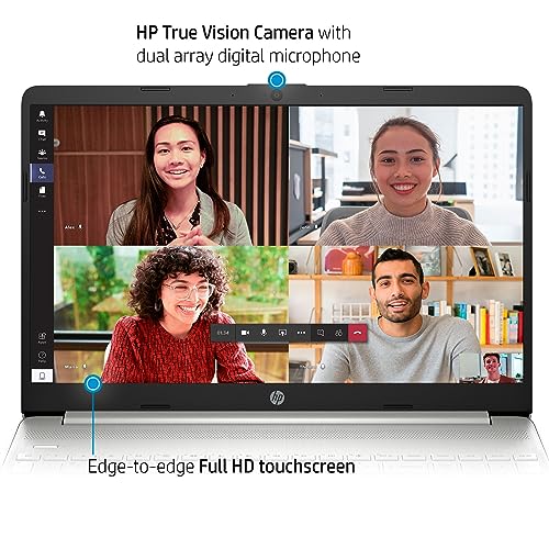 HP 15.6 Inch Touchscreen FHD Business Laptop Computer, Intel Core i7-1165G7 up to 4.7GHz, 4GB DDR4 RAM, 512GB PCIe SSD, 802.11AC WiFi, Bluetooth, Windows 10 Pro S, BROAG 64GB Flash Stylus