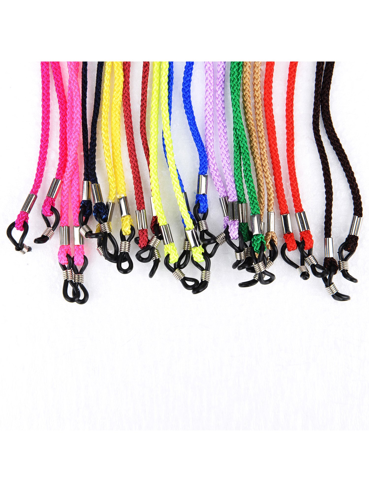 eBoot 12 Pieces Eyeglass Cord Glasses Strap Eyewear Retainer with Glasses Cloth