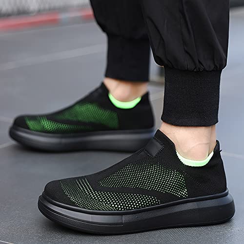 FASDNENDYS 2022 Women's Spring and Summer Color Blocking Large Outdoor Walking Flying Weaving Mesh Water Proof Running Shoes Women