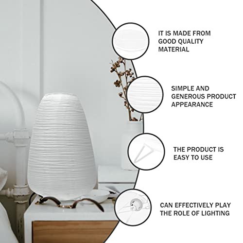 OSALADI 2 pack Rice Paper Table Japanese Lamp Paper Lamp Shade Japanese Lamps Lamp Rice Paper