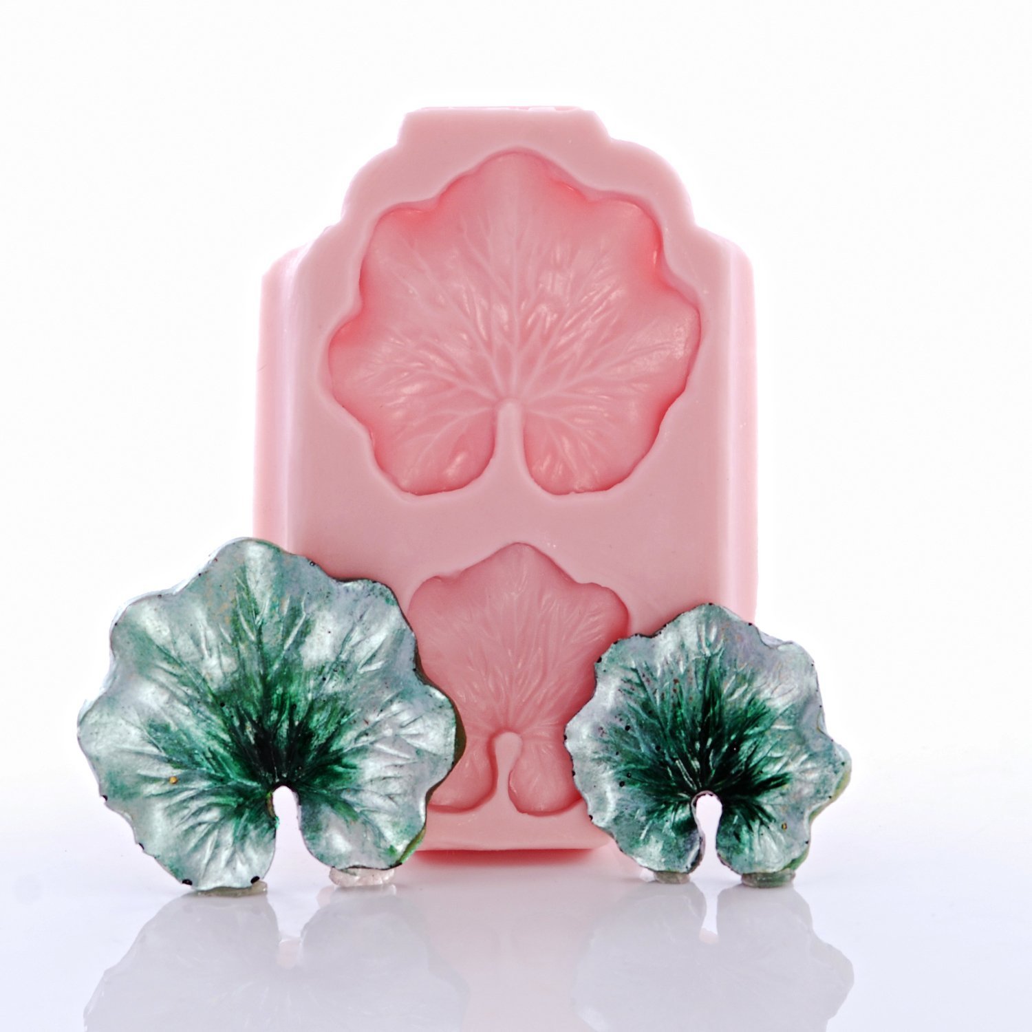 Lily Pad Flexible Silicone Mold, Fondant, Candy, Chocolate, Food Safe, Polymer Clay, Resin Mold, Epoxy and so much more. Food Safe, Craft Mold Flexible and Easy to Use.