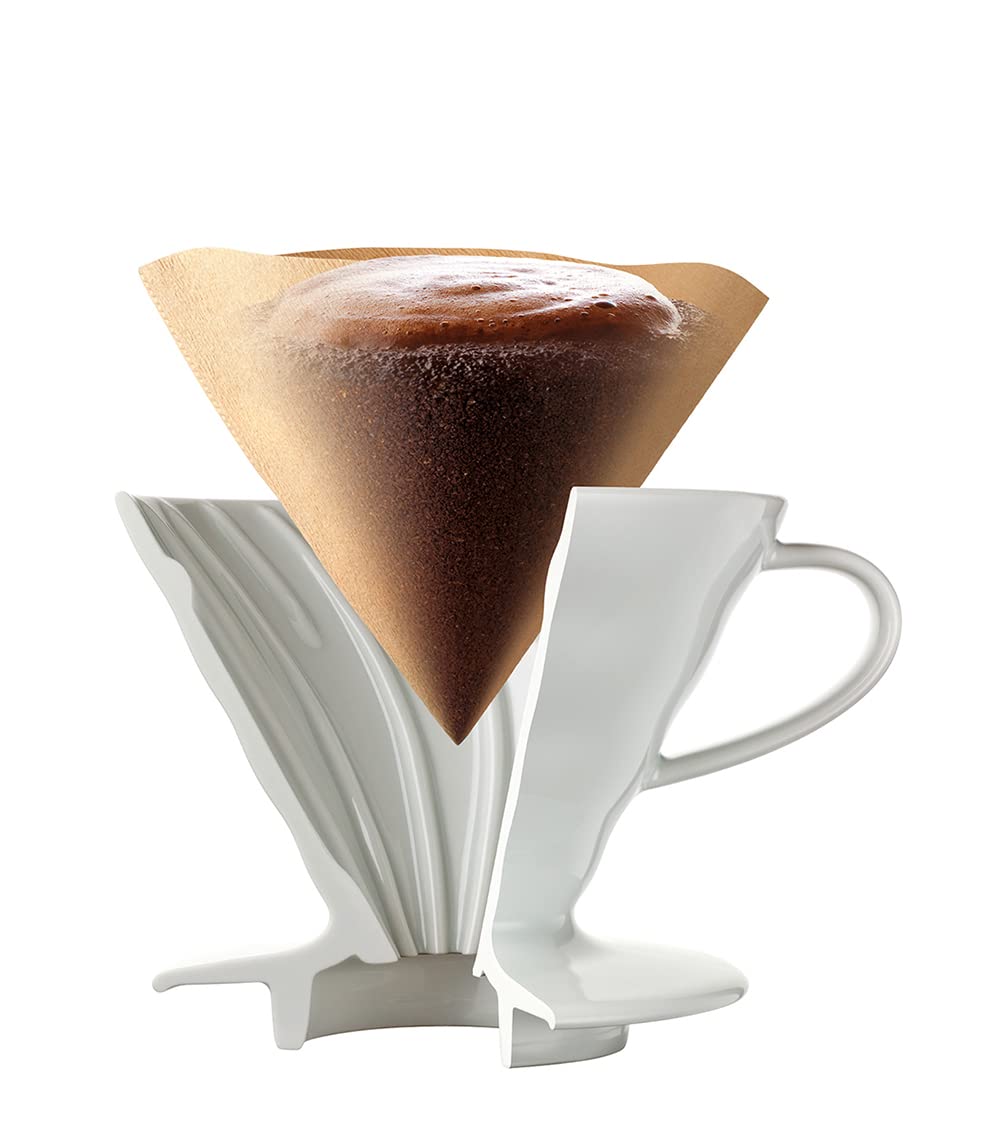 Hario V60 Paper Coffee Filters, Size 02, Natural, 100ct Boxed