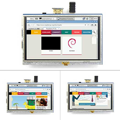 MAIKO Monitor 480X800 Resistance Touch Screen for 3B+/ PC/Banana Display -Compatible Module 5Inch