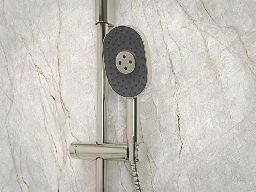KOHLER 26284-BN Statement Oblong Multifuntion 2.5 gpm Handshower, Vibrant Brushed Nickel