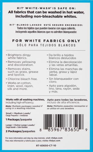 Dye Powdered Fabric Dye, White Wash, 1 7/8-Ounce