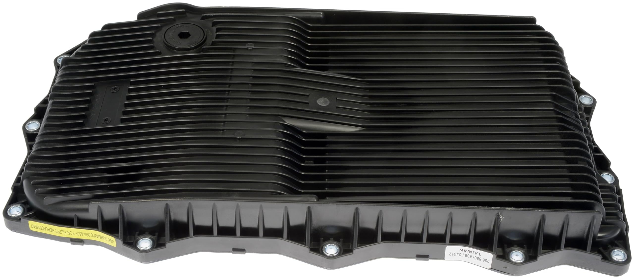 Dorman 265-850 Transmission Pan With Drain Plug, Gasket And Bolts Compatible with Select Models (OE FIX)
