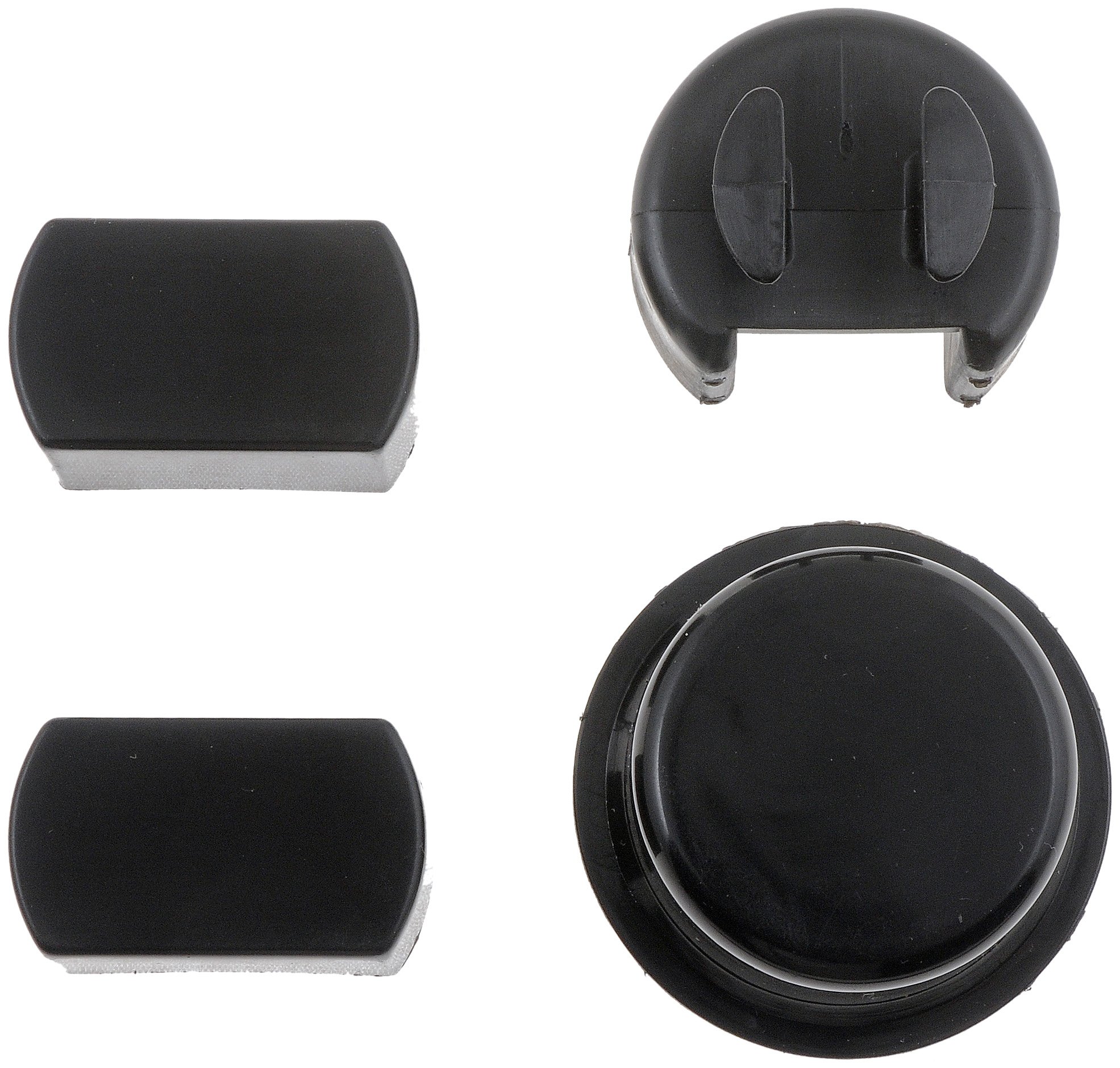 Dorman 38641 Tailgate Hinge Insert Kit - Left And Right - Bed And Gate Side Compatible with Select Dodge / Ford / Lincoln Models, Black