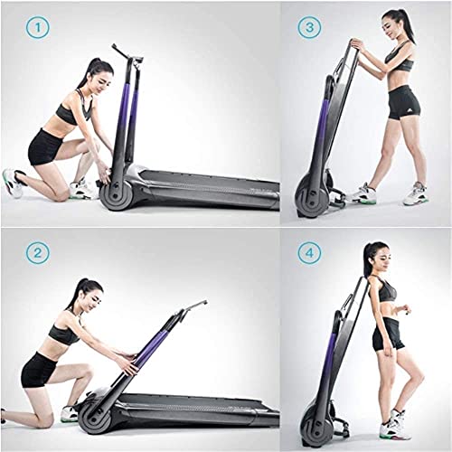 MADELL Folding Runner Small Folding Treadmill, Home Fitness Weight Losshine Sports Equipment, Ultra-Quiet Indoor Treadmill, Monitoheart Rate