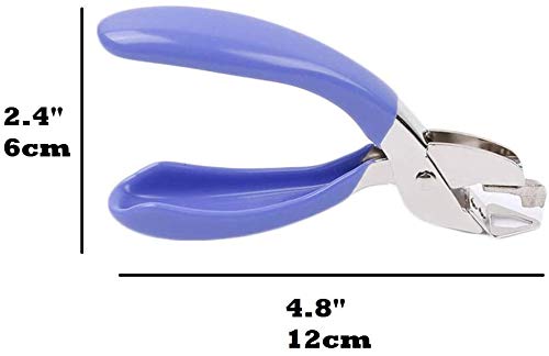 EULANT Dedicated Staple Remover, Staples Remover Tool for School Office Family' Paper Work, Efficient Staple Removing with Rubber Handle, 2 pcs (Blue+Blue) …