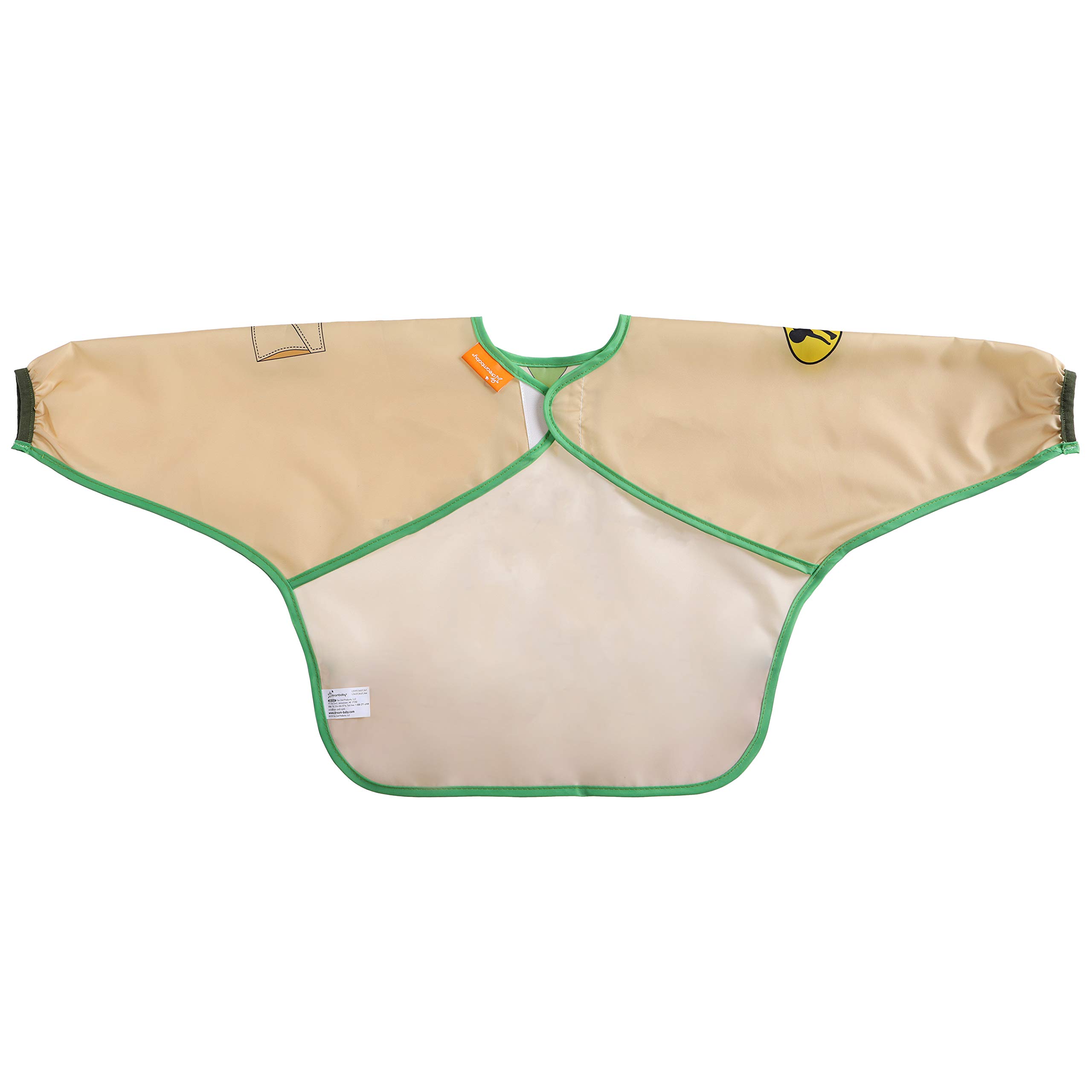 Dreambaby Food & Fun Character Bibs Baby Smocks with Sleeves - Model L561BB - 2 Pack (Doctor & Zookeeper)