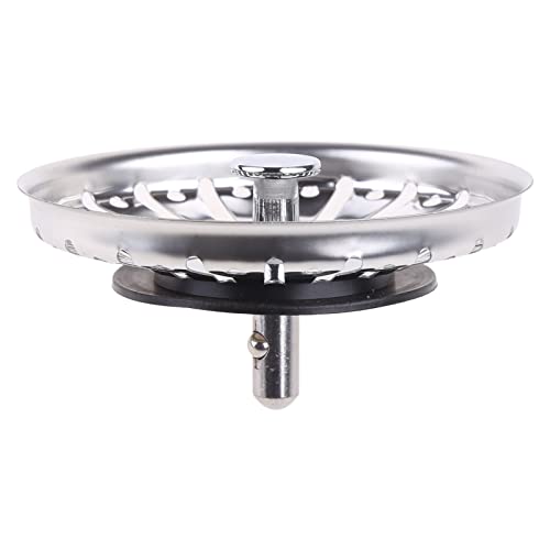 MEELYHOME Stainless Steel Sink Drain Strainer Hair Catcher Shower Drain Mesh for Bathroom Bathtub Kitchen Easy to Install, Quantity: 1