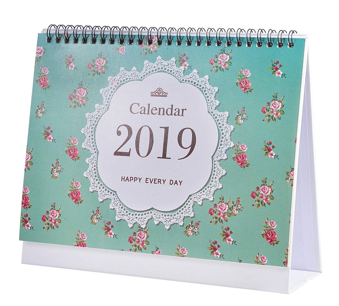 Desk Calendar September 2023 - December 2024 Custom-Made Creative, Simple, Small and Fresh Office Desktop Decoration Calendar
