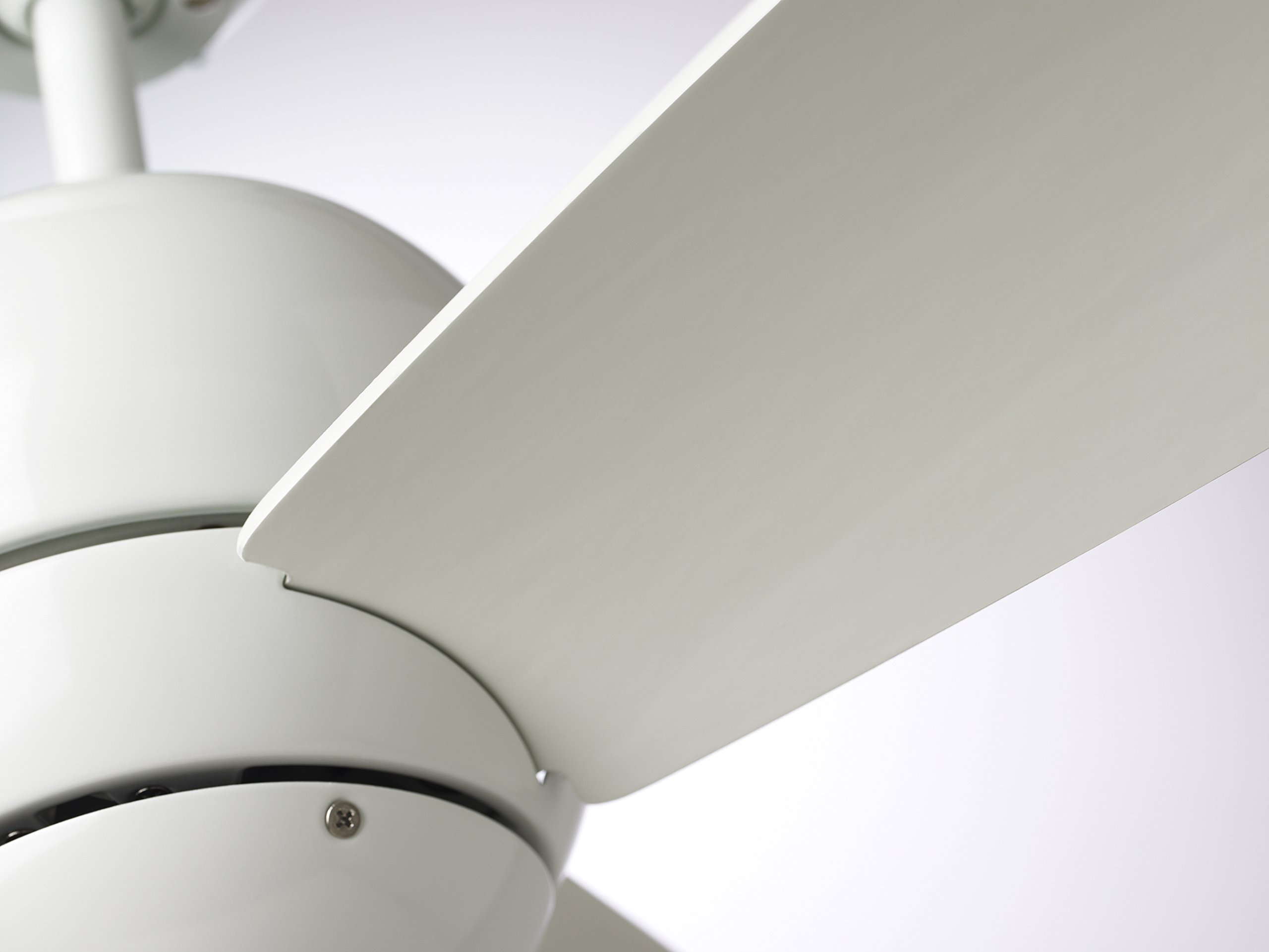 Emerson Ceiling Fans CF130WW Tilo Modern Low Profile/Hugger Indoor Outdoor Ceiling Fan, Damp Rated, 30-Inch Blades, Light Kit Adaptable, Appliance White Finish (Renewed)