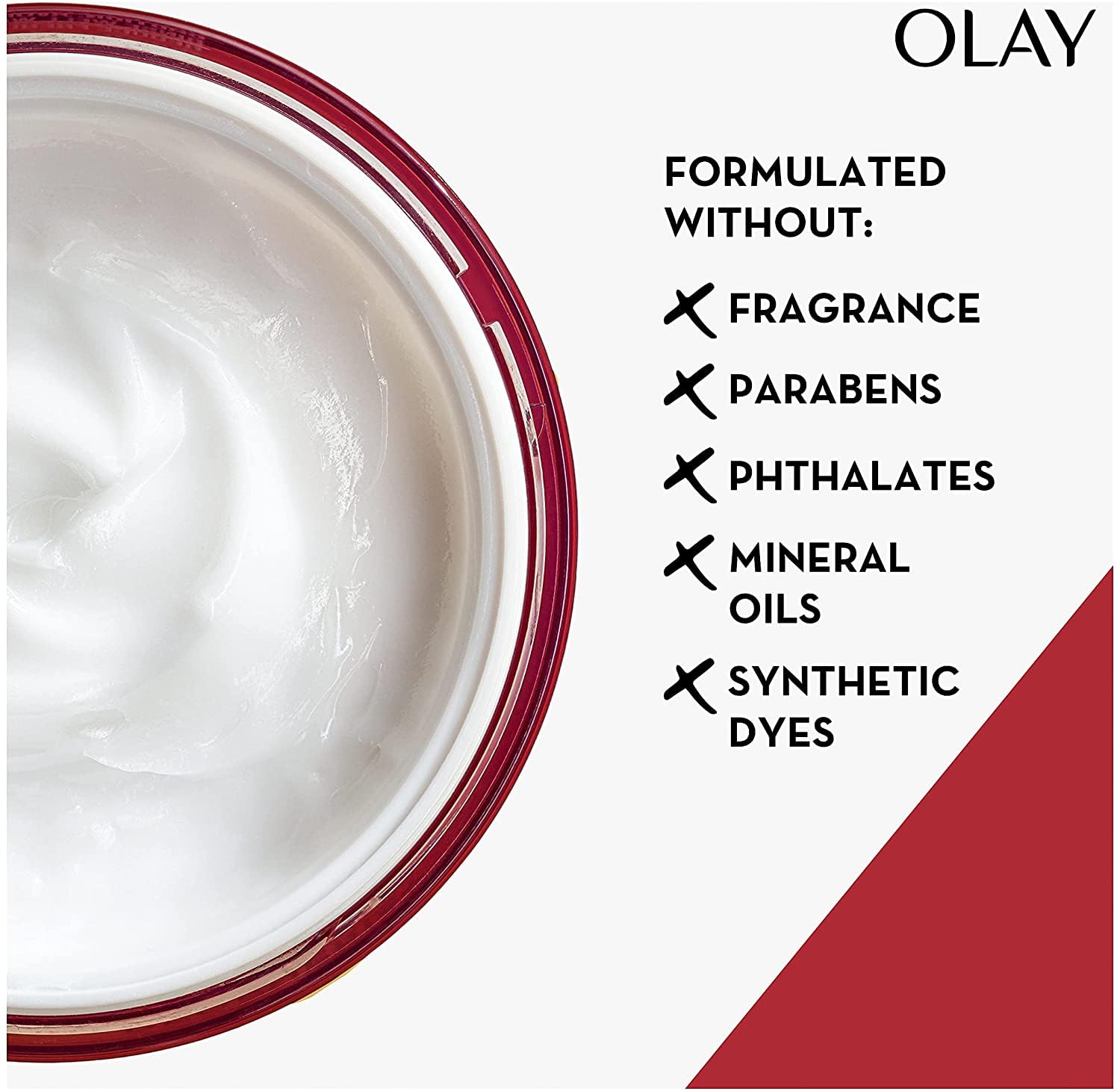 Ultra Rich ΟΙay Hydrating Moisturizer Face Cream FRAGRANCE FREE - 1.7oz (PACK OF 2)