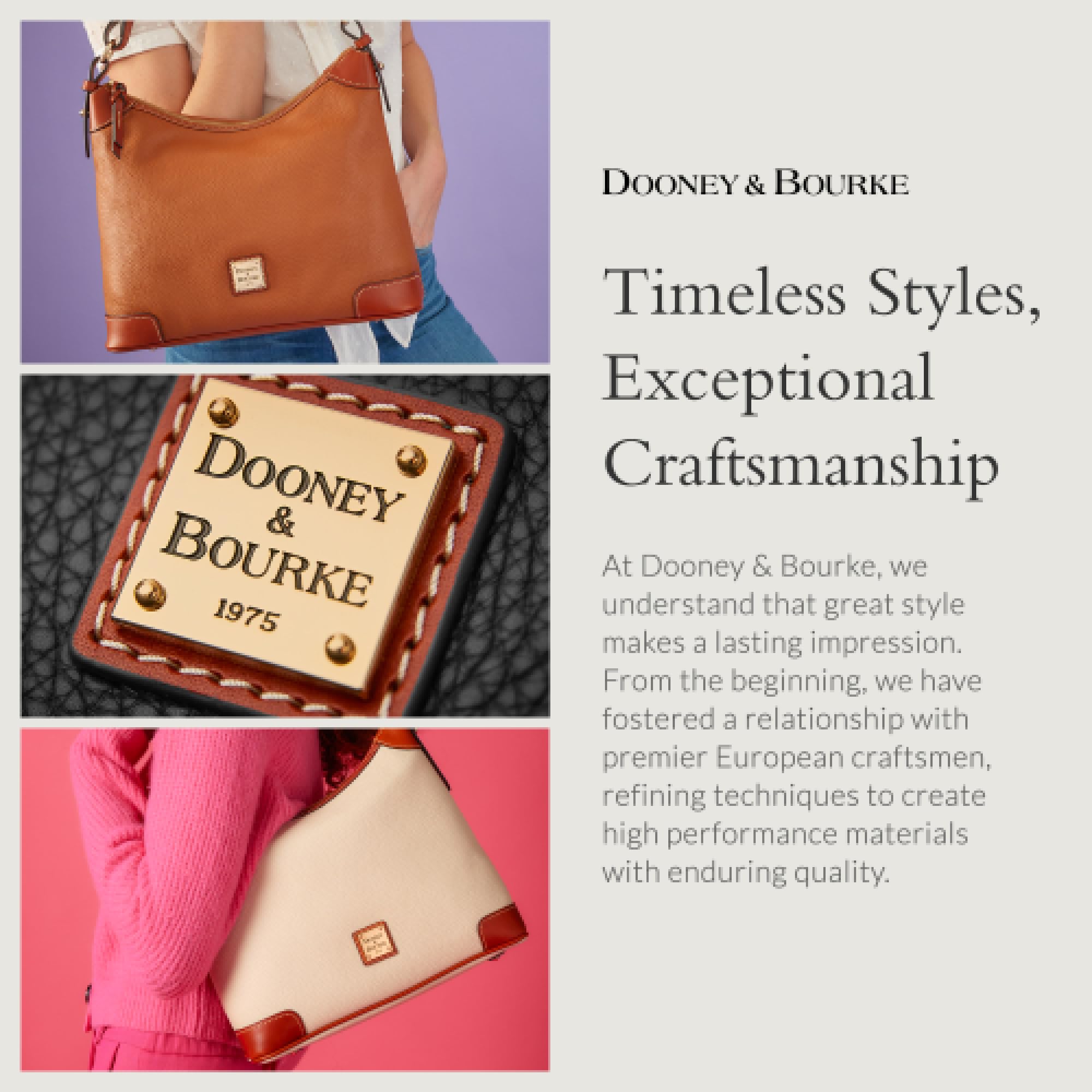 Dooney & Bourke Handbag, Pebble Grain Zip Zip Satchel - Bubble Gum