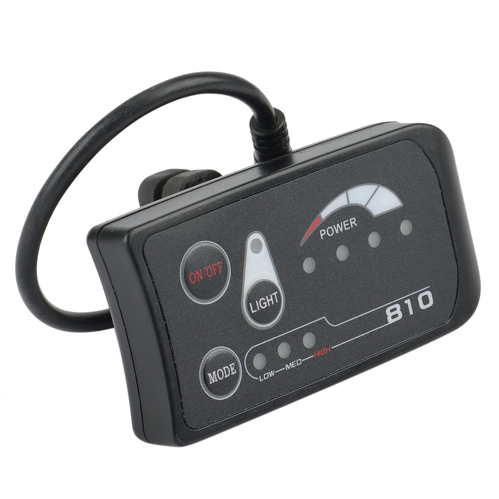 Fhdpeebu LED Display Connector 810 for Electric Bicycle Cycling Speed Meter Ebike Headlight and LED Controller,Waterproof