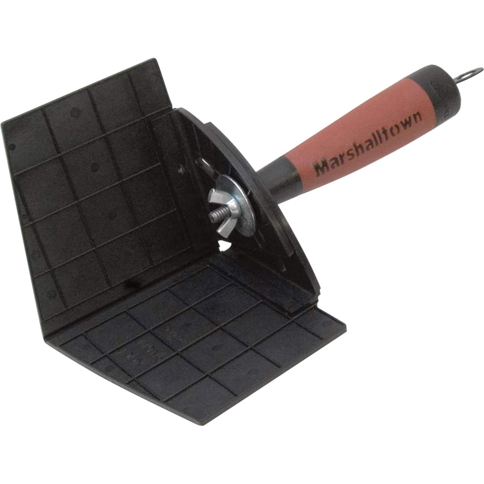 MARSHALLTOWN Exact Angle Inside Corner Trowel, Drywall and Plastering Corner Trowel, 90 Degrees To 154 Degrees, Easy to Clean Nylon Blade, DuraSoft Handle, EA917