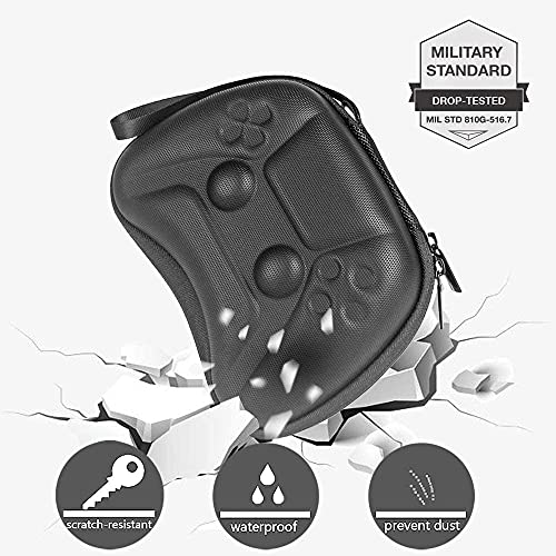 Fadodo Hard Carrying Case for Sony Playstation 5 PS5 DualSense Wireless Controller, Gaming Controller Holder Travel Case Compatible with Official PS5 DualSense Wireless Controller