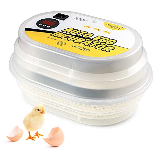 Magicfly Mini Egg Incubators for Hatching Eggs, with Automatic Egg Turning, 9-12 Eggs Hatching Incubator for Chickens, Ducks, Goose, Birds