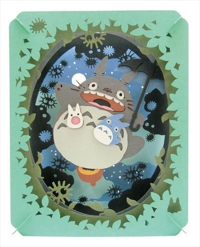 ensky Studio Ghibli Movie My Neighbor Totoro Paper Theater (Shining Moon Sky) PT-048