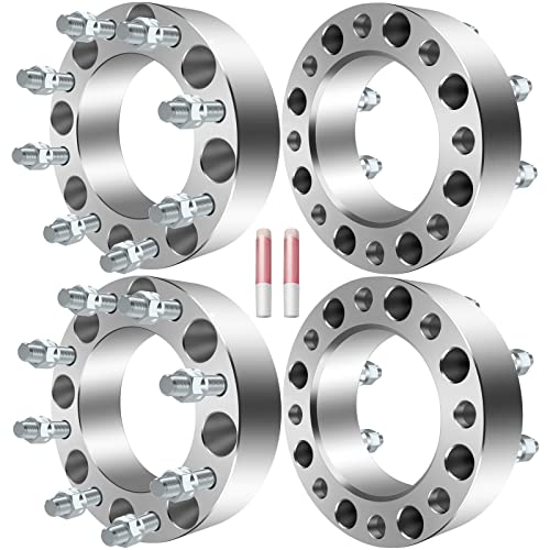 ECCPP 4pcs 8x170 Wheel Spacers 8 LUG 2" (50mm) 8x170mm to 8X170mm 125mm fits for 2003-2005 for Excursion || 2003-2018 for F-250 Super Duty for F-350 Super Duty with 14x1.5 Studs