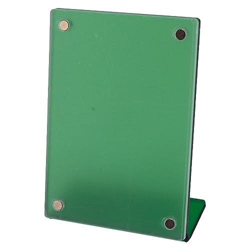 Free Standing Photo Frame, Simple Operation Slant Back Multipurpose Photo Frame for Movie Ticket Office (Green)