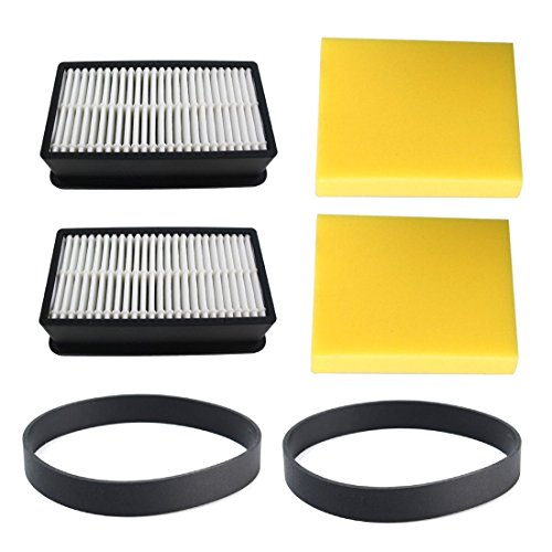 Replacement Belt and Filter Compatible with Bissell Vacuum Belt Style 7,9,10,12,14,16, Bissell Filter Kits 1008 Bissell Cleanview 9595a Belt Bissell Style 7/9/10 p/n3031120 Belt