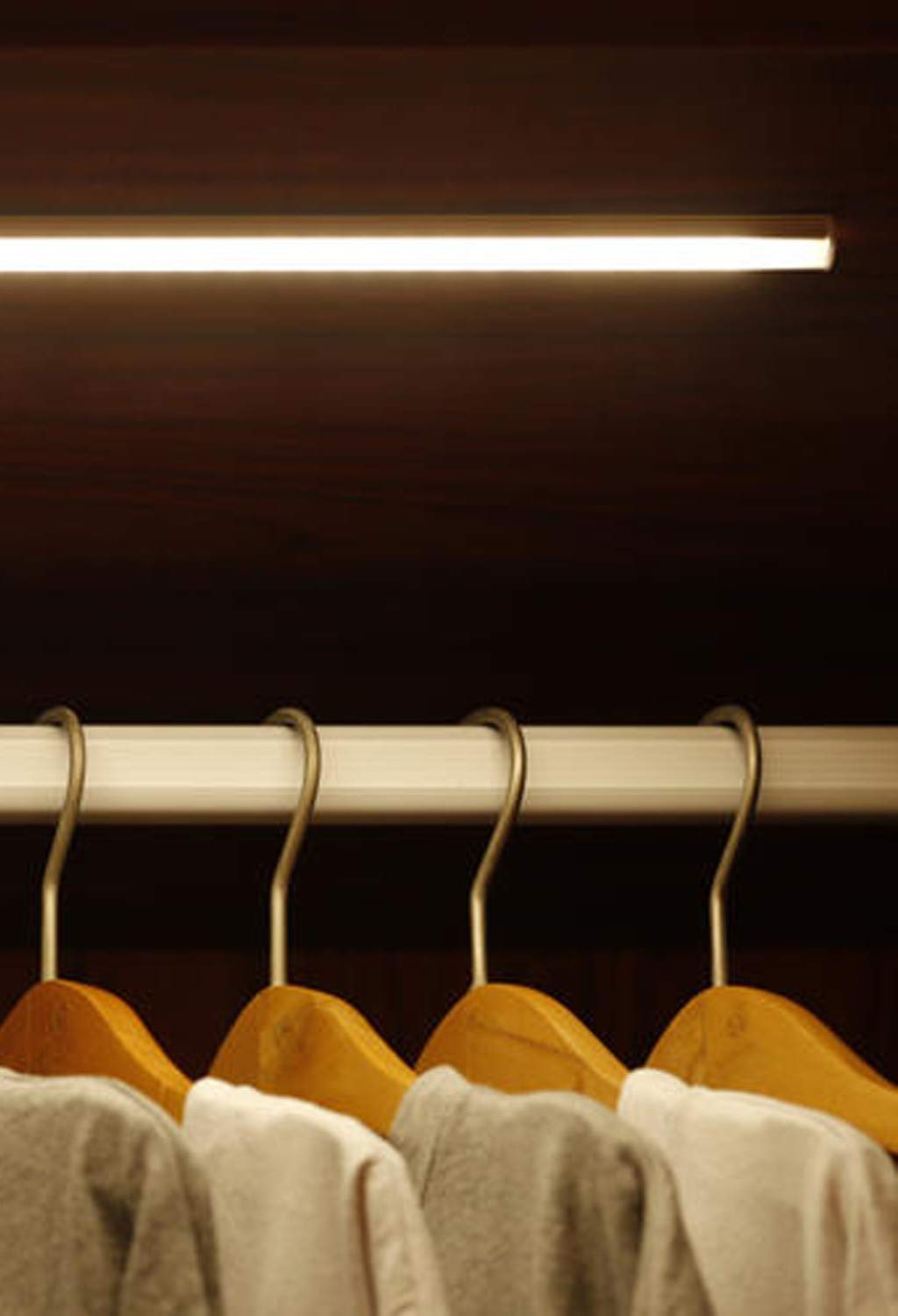 Dimmable LED Under Couter Lighting 3 color Temperature, 6th levels Brightness and Stepless Dimming, White Light Nature Light Warm Light, USB Powered LED Light Bar