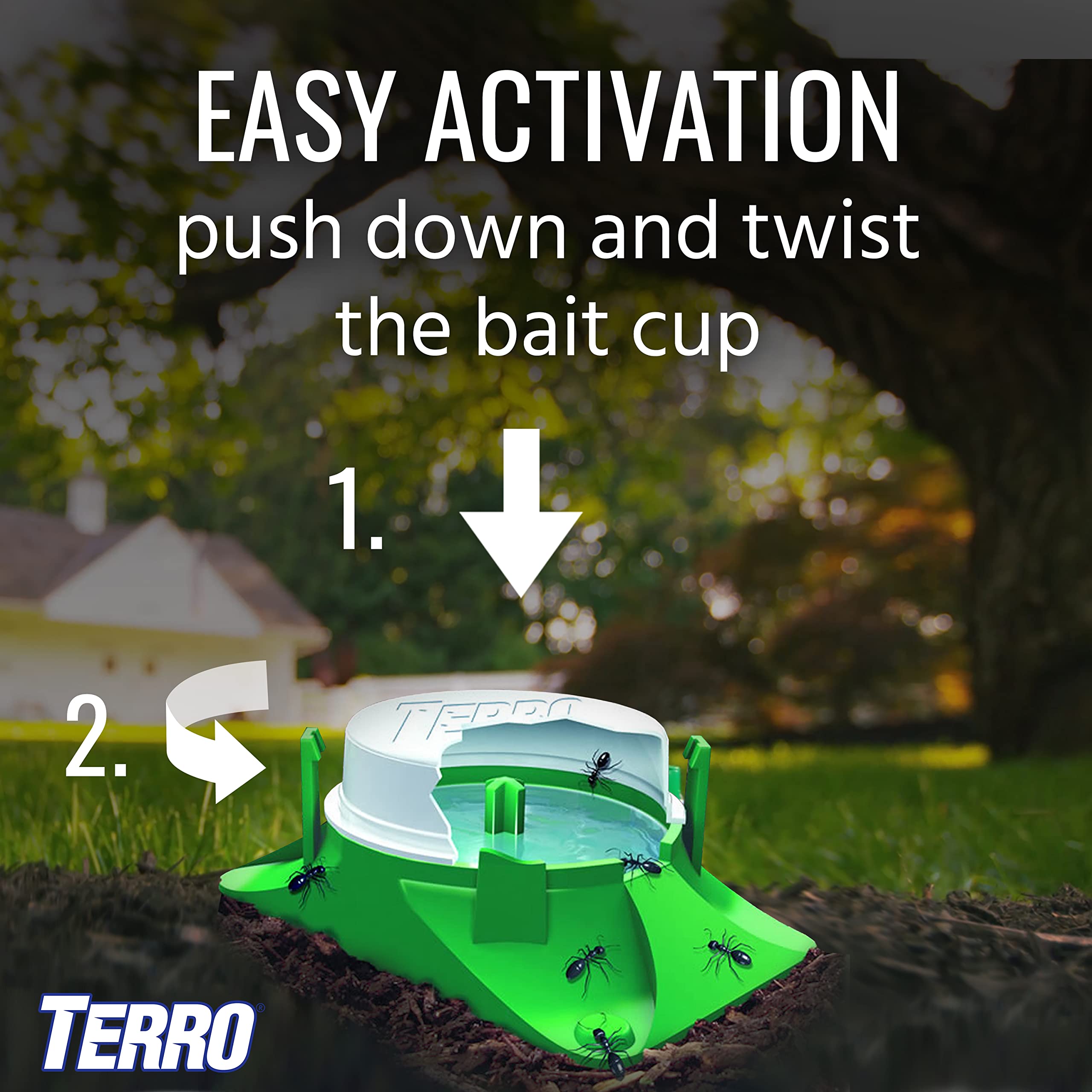 TERRO T1806SR 2-Pack Outdoor Liquid Ant Baits-12 Traps