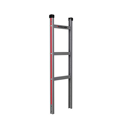 Magliner HMK111K11 Aluminum Hand Truck, Horizontal Loop Handle, 16" x 12" Extruded Aluminum Nose Plate, 500 lb Capacity