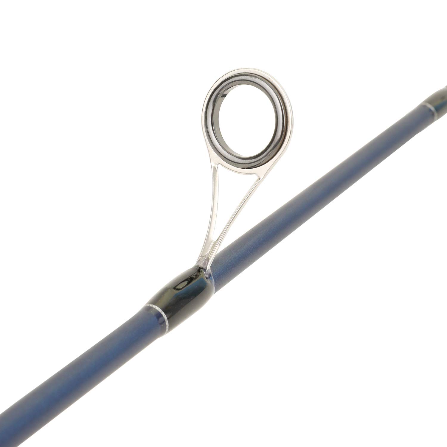 ENTSPORT 2-Piece Spinning Rod Graphite Portable Spinning Fishing Rod Inshore Spinning Pole Freshwater Spin Rod (8-20-Pound Test) 7' Medium Heavy