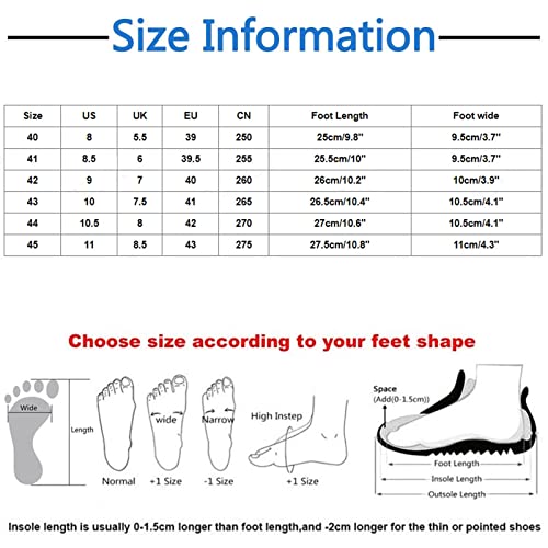 FASDNENDYS Men Summer Large Size Fashion Lightweight Comfort Shoes Non Slip Casual Sneaker Storage for Men Size 13 Grey