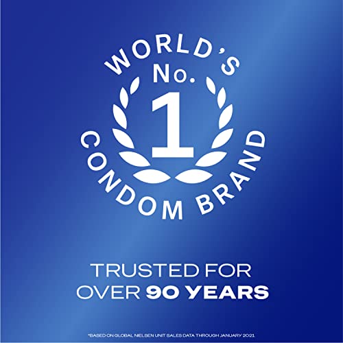Durex Condom XXL Longer & Wider Natural Latex Condoms, Extra Wide Fit, 12 Count - Ultra Fine & Lubricated (Packaging May Vary)