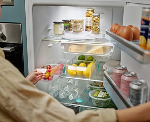 Joseph Joseph FridgeStore Compact Fridge Storage Bin, Small, Clear/Blue