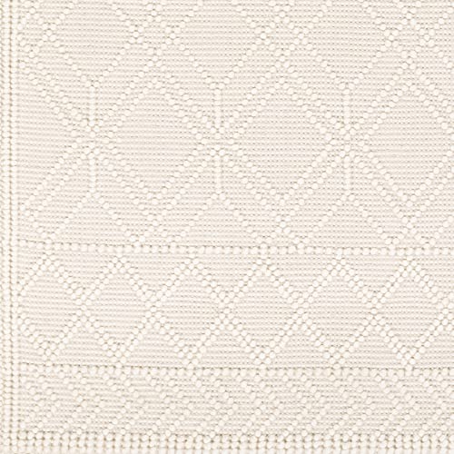 Mark&Day Area Rugs, 5x7 Staveley Bohemian/Global Beige Area Rug, Cream/White Carpet for Living Room, Bedroom or Kitchen (5' x 7'6")