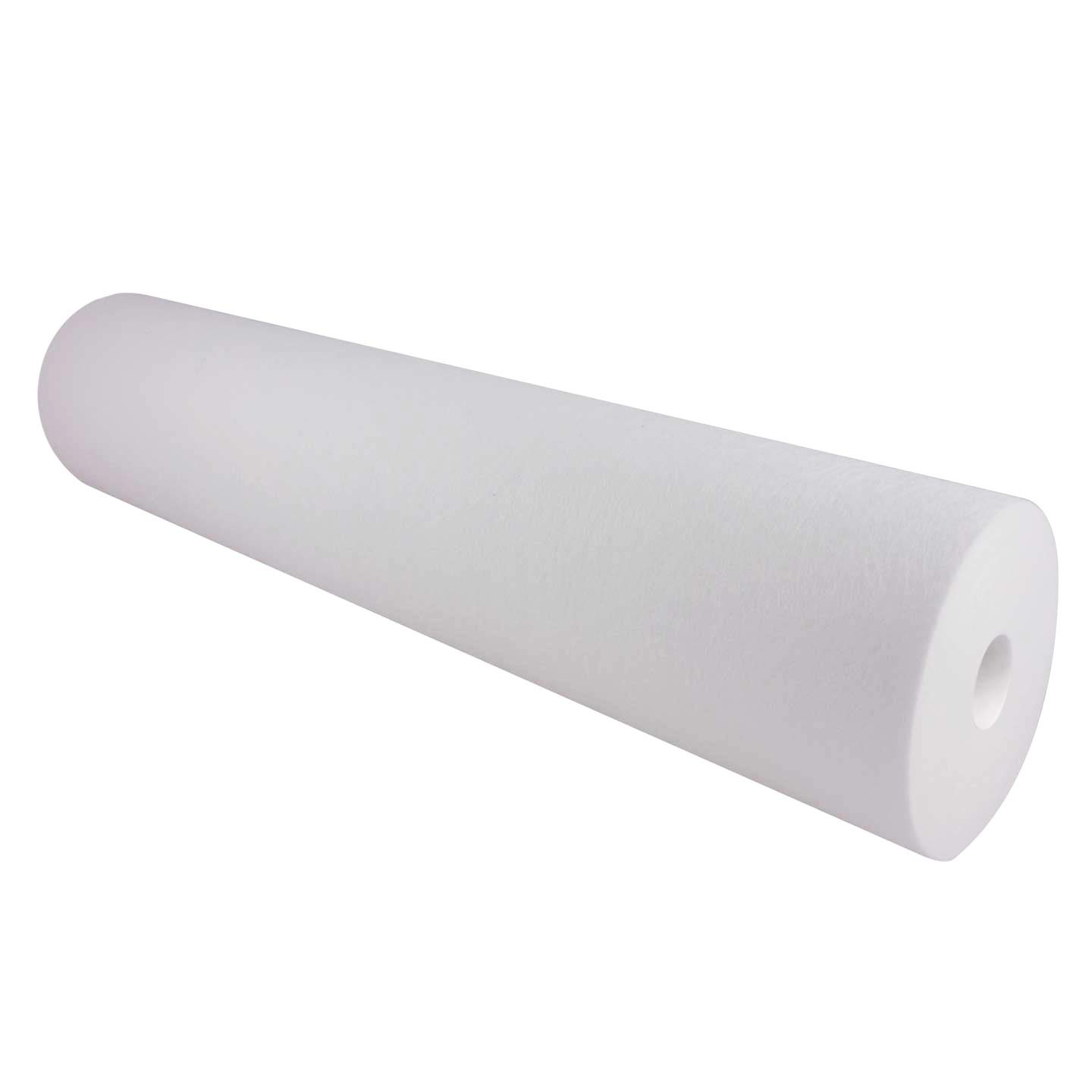 Tier1 1 Micron 20 Inch x 4.5 Inch | 2-Pack Spun Wound Polypropylene Whole House Sediment Water Filter Replacement Cartridge | Compatible with Pentek DGD-2501-20, 155360-43, P1-20BB, Home Water Filter