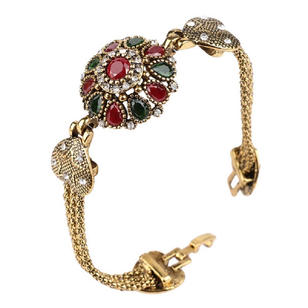 egztika Turkey Jewelry Bohemian Gold Color Bangle Bracelets for Women