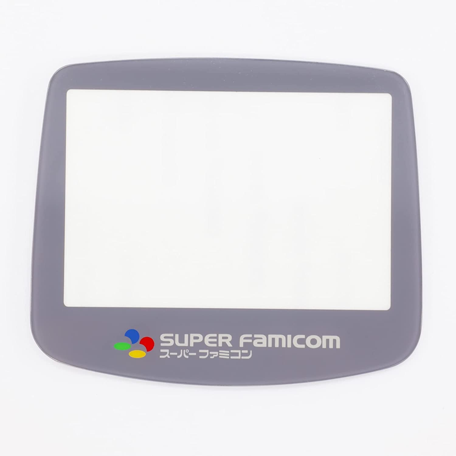 Glass Screen Lens Case Cover Protector for Nintendo Gameboy Advance GBA System Replacement (SFC Grey)
