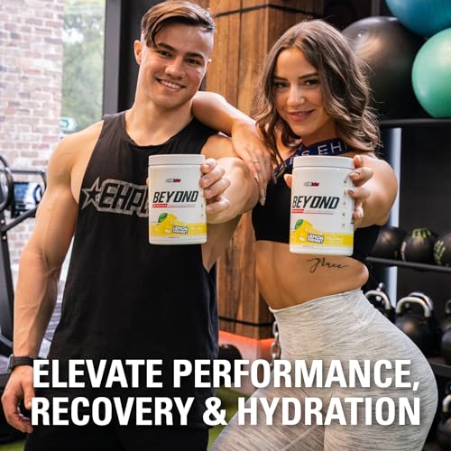 EHP Labs Beyond BCAA Powder Amino Acids Post Workout Recovery - BCAAs Essential Amino Acids EAA Supplements Powder - 10g Amino Acids Supplement for Muscle Recovery, 60 Servings (Raspberry Refresh)