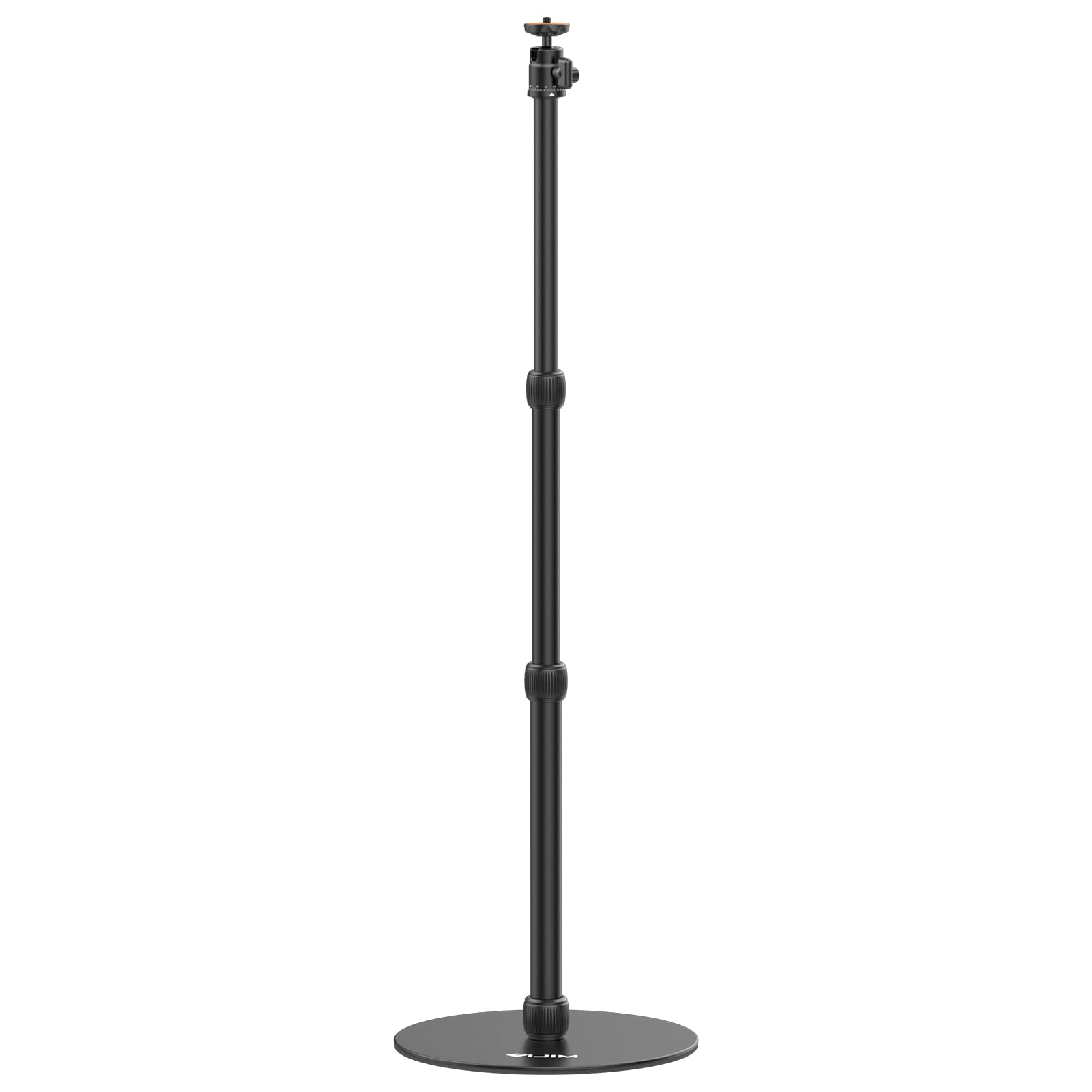 jusmo LS09 Aluminum Projector Floor Stand for Nebula/XGIMI/Other Video Projectors, Mevo Camera Stand, 16.5-34.6inch Adjustable, Compatible with Projector/Camera/Phone/GoPro/Webcam/Lights