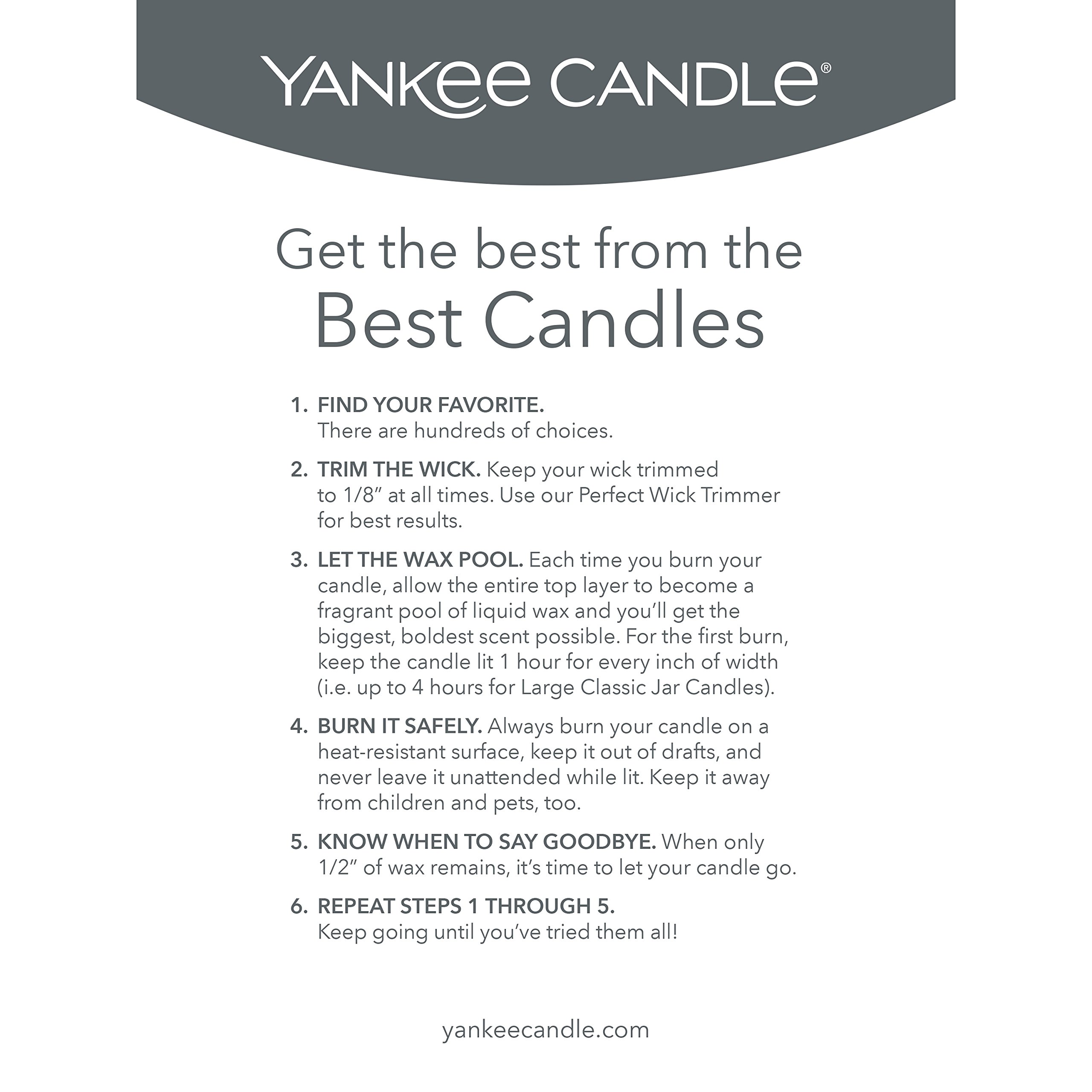 Yankee Candle Meadow Showers Scented, Classic 22oz Large Jar Single Wick Candle, Over 110 Hours of Burn Time, Green