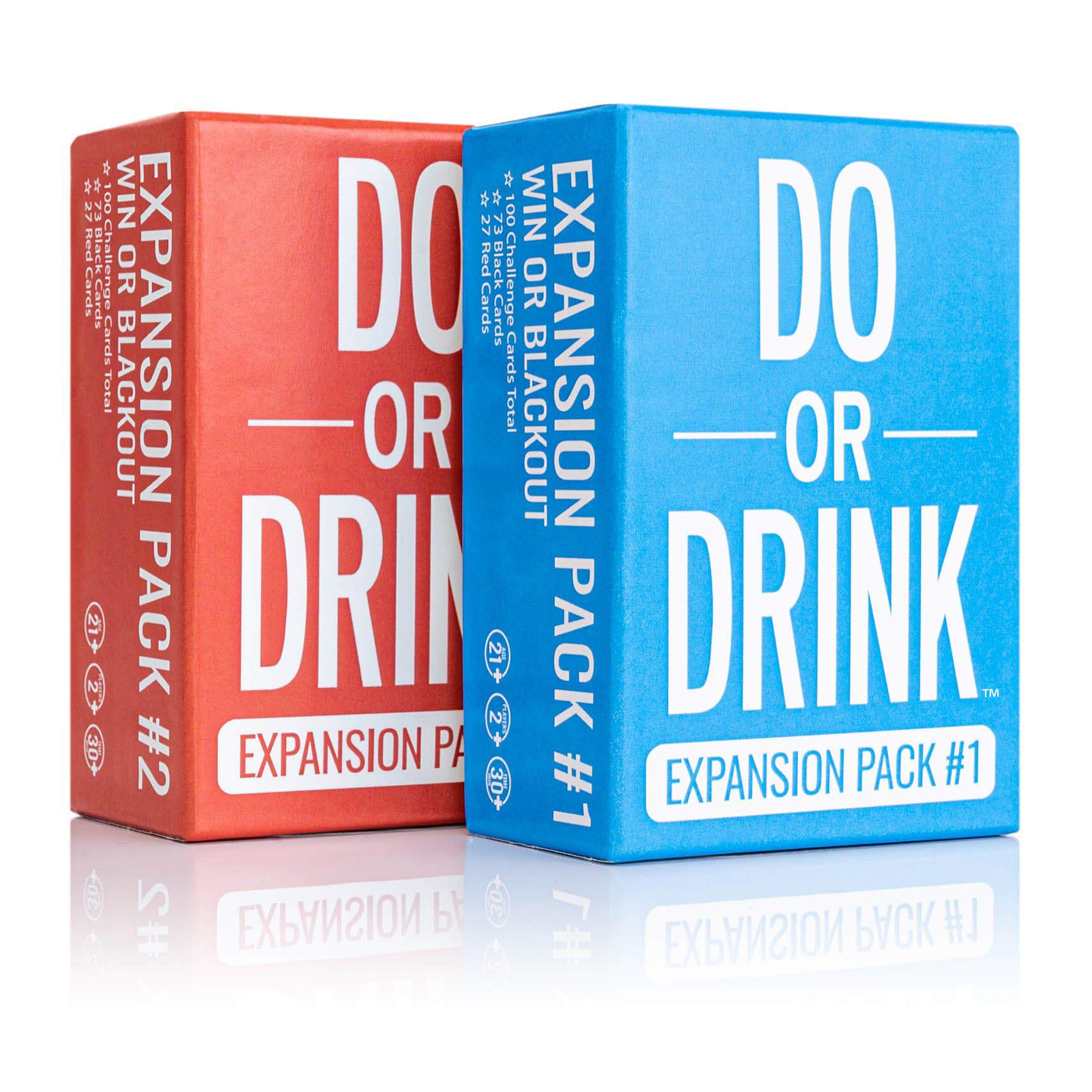 Do or Drink - Card Game - Expansion Pack #2 - Party Game - Dares for College, Camping and 21st Birthday Parties