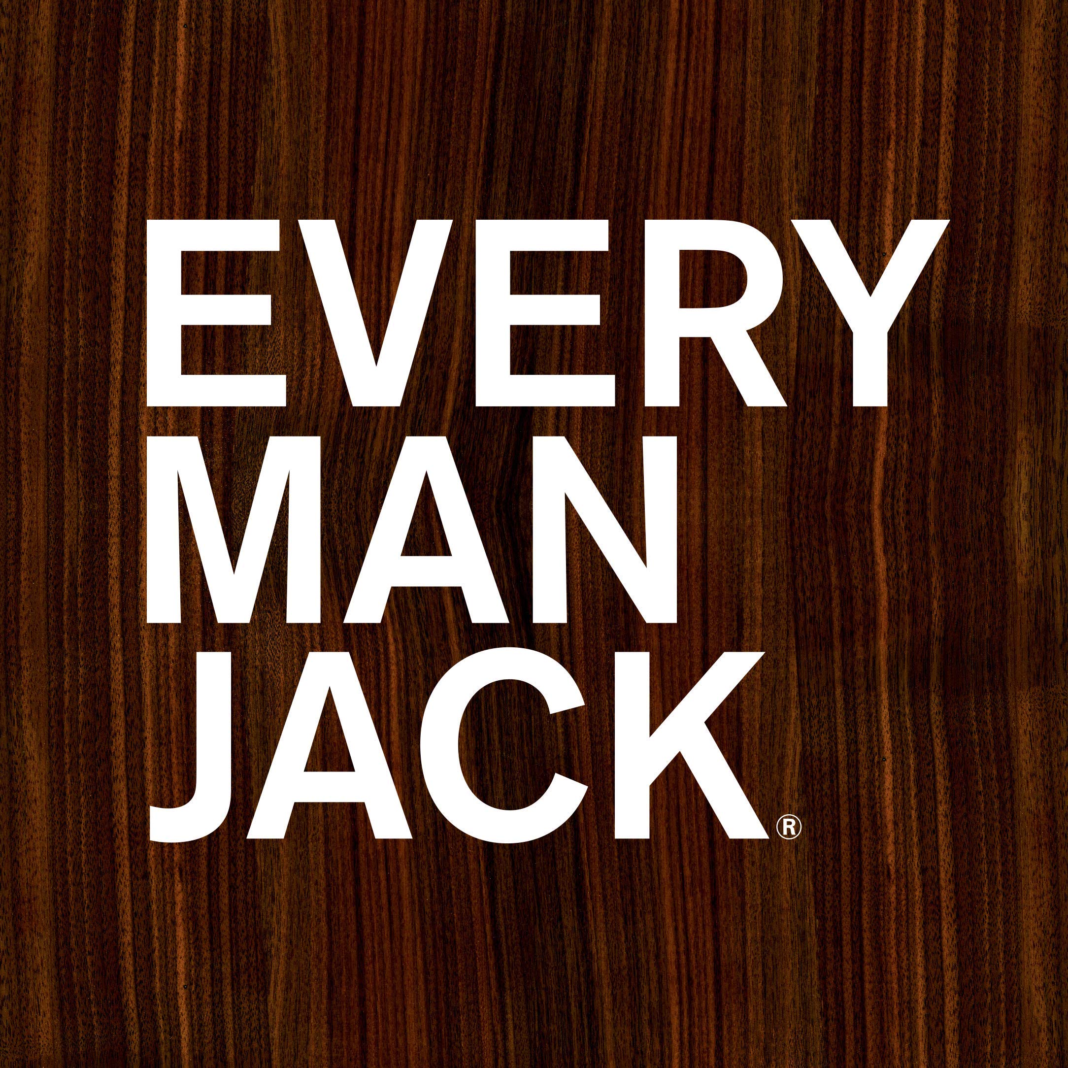 Every Man Jack Mens Sandalwood Beard Kit - Perfect for Every Guy - Includes Four Full-Sized Grooming Essentials - Beard + Face Wash, Beard Oil, Beard Balm + Beard Comb